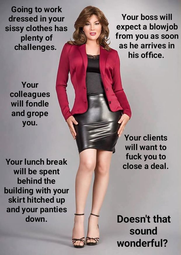 Office Sissy Redrosecuckold