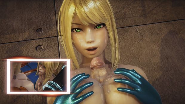 Futa Metroid Samus X Samus 3d Porn Bild