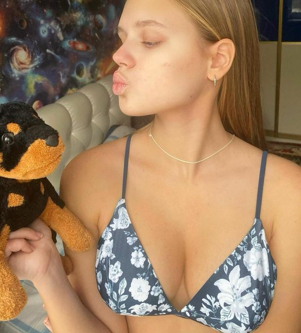 Joanna Pollio Blue Bikini Babeslovemybigcock