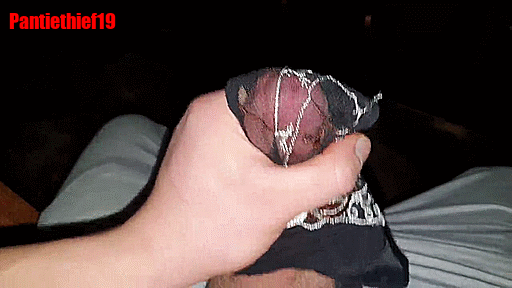 Jerking Off With Black Lace Panties Bergsavage