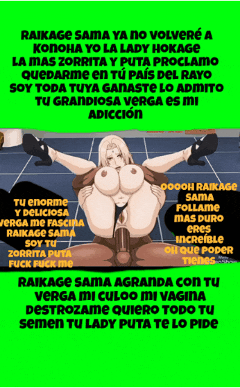 Oooooh Raikage Sama Me Quedo En El País Del Rayo Ya No Quiero Volver A Konoha Aceptó Ser Tu
