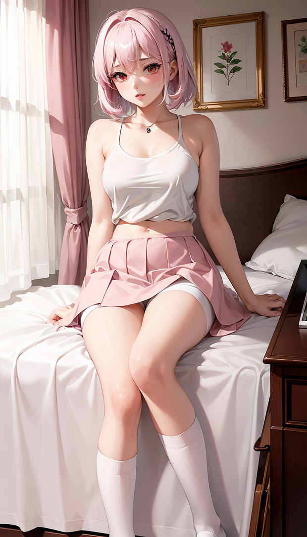 3 Pink Skirt Egirl ♡ Vulgriiim