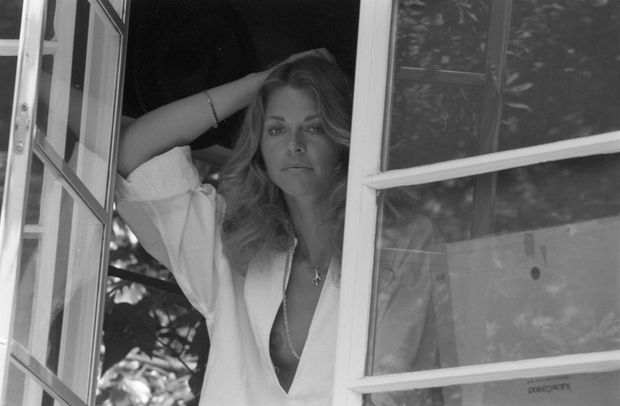 Lindsay Wagner Looks Out Her Window Rockingchair